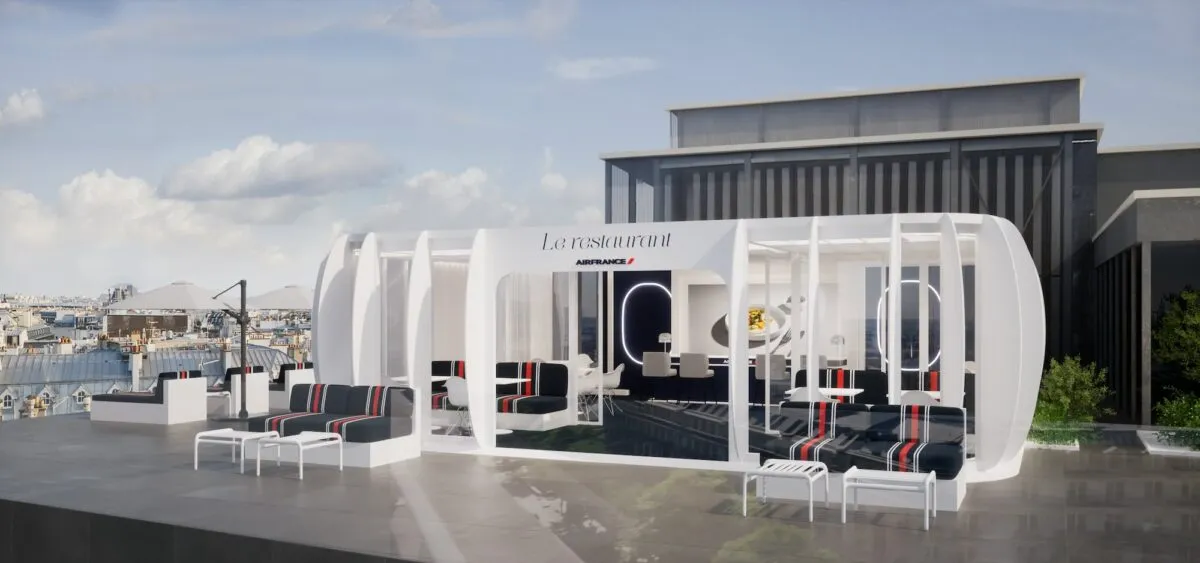 Air France, restaurant éphémère sur un rooftop – PNC Contact